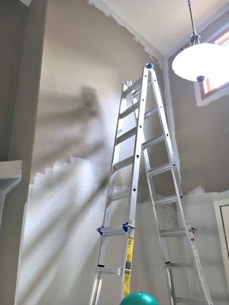 The Easiest Way To Paint Tall Walls - Inspiration For Moms
