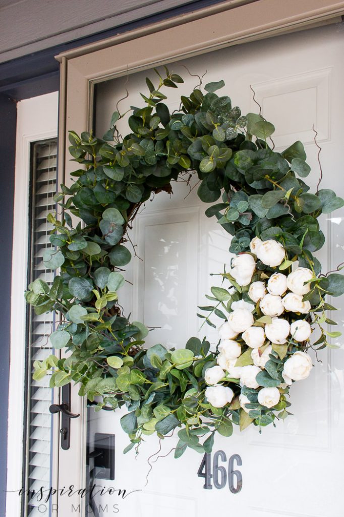 How to Make an Elegant Peony Eucalyptus Spring Wreath - Inspiration For ...
