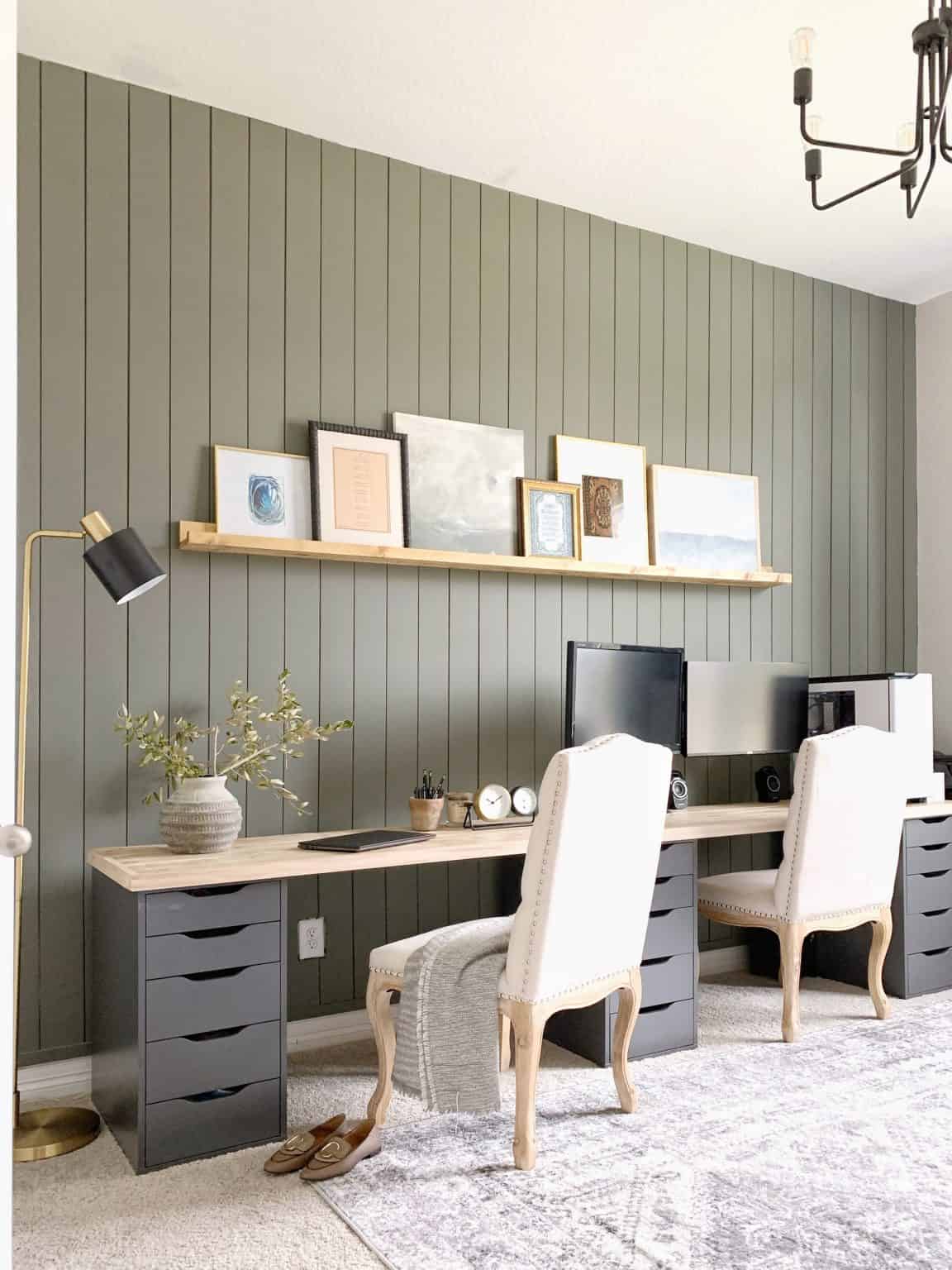 Basement Office/Family Room Design Board - Inspiration For Moms