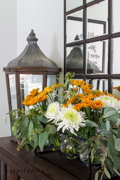 Fall Front Porch and Dining Room Tour - Inspiration For Moms