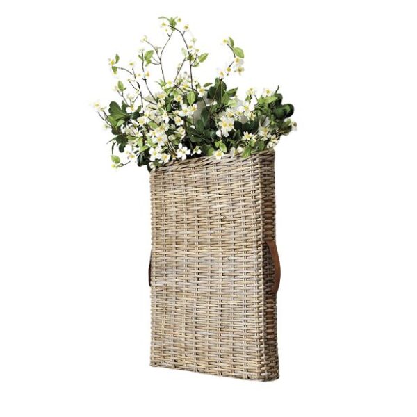 How To Create An Easy Floral Spring Door Basket DIY - Inspiration For Moms