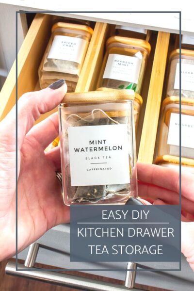 The Best Way To Use Kitchen Drawers For Tea Storage - Inspiration For Moms
